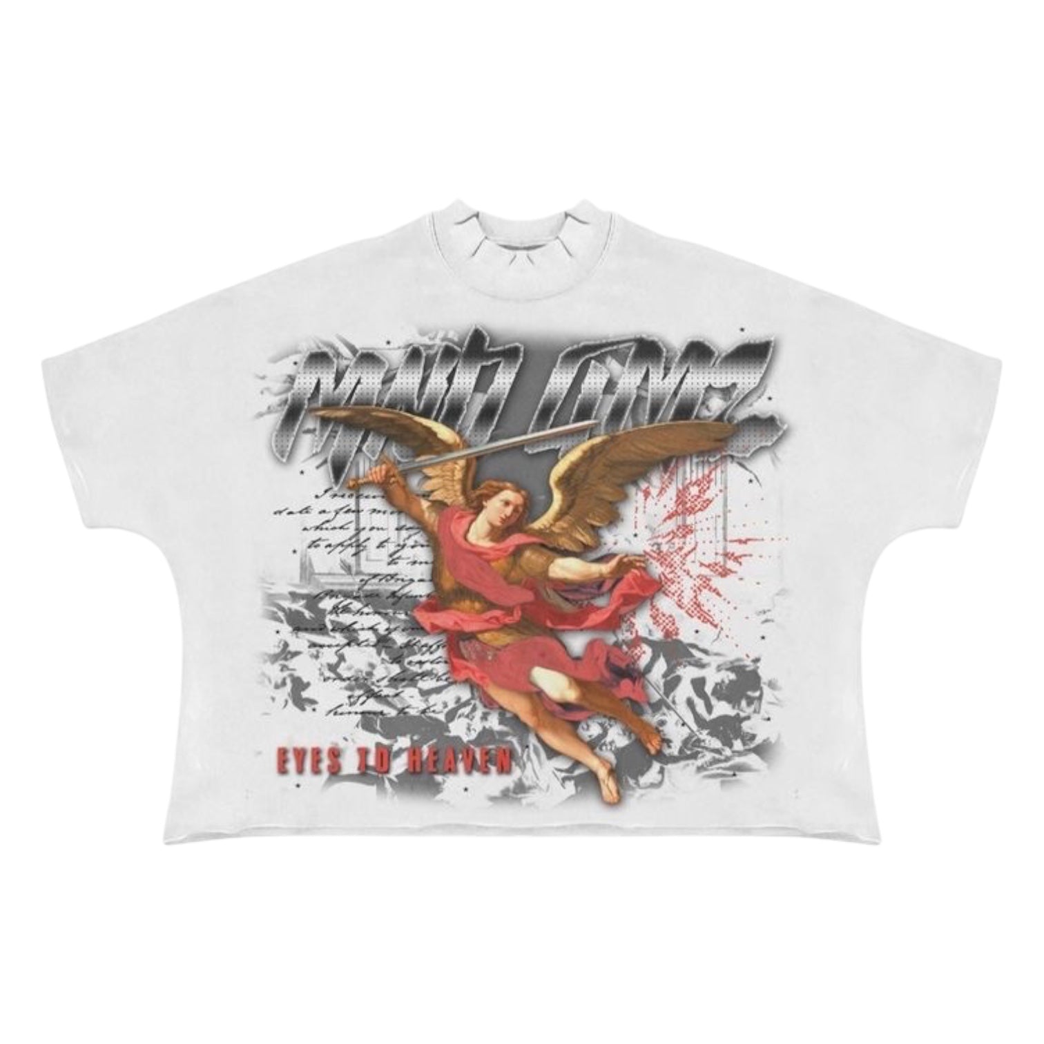 DNA: MND GMZ Eyes to Heaven Cropped Tee MG54 – On Time Fashions