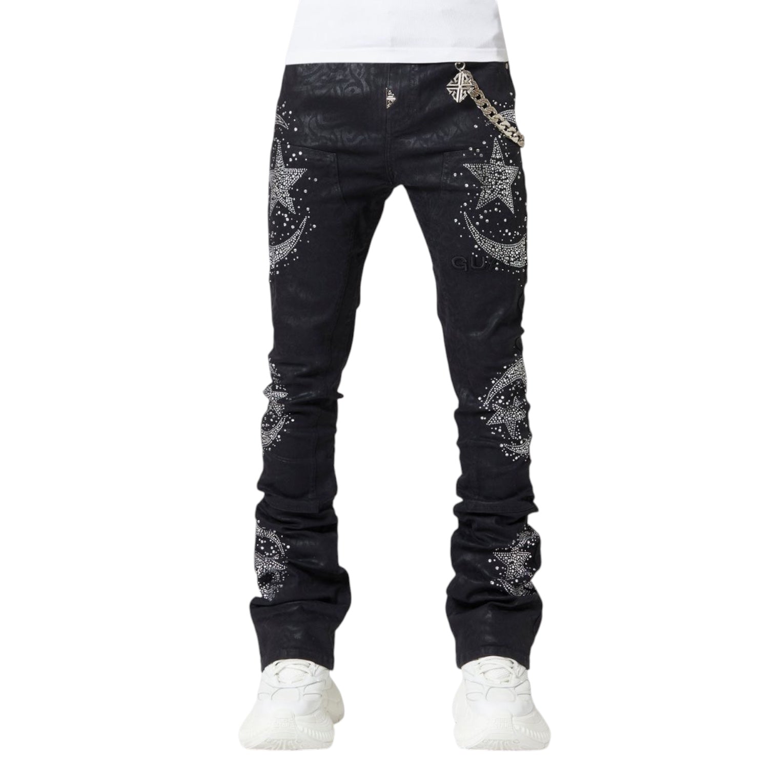 GUAPI: Waxed Calligraphy Denim – On Time Fashions