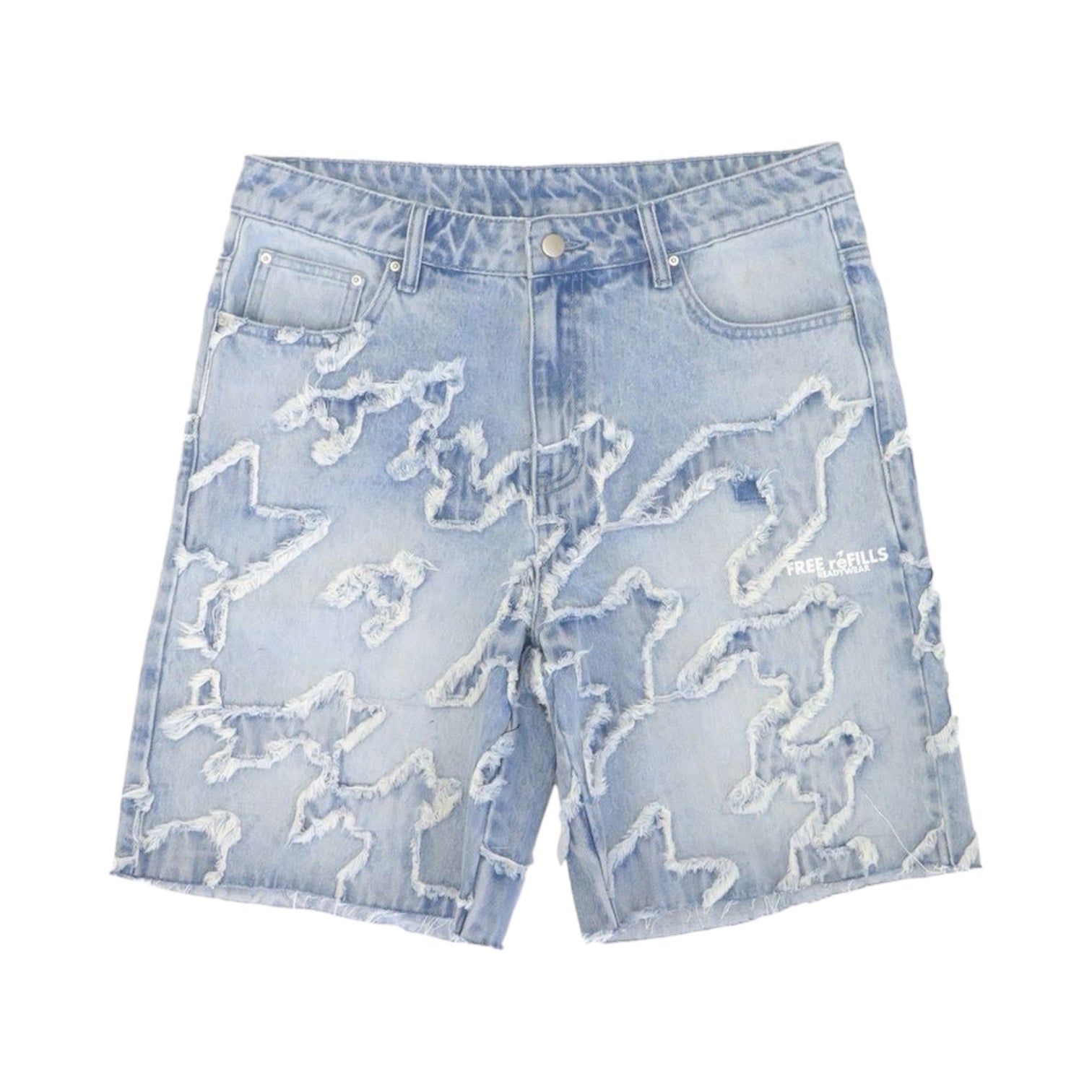 FREE REFILLS: Checks Distressed Jorts 20 – On Time Fashions